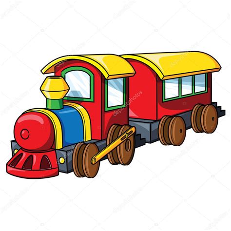 Ilustraci N Lindo Tren Dibujos Animados Vector De Stock Por