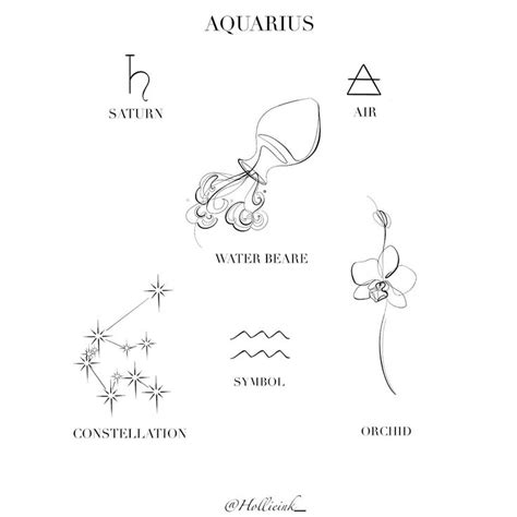 Tattoo Ideas Aquarius Tattoo Subtle Tattoos Horoscope Tattoos