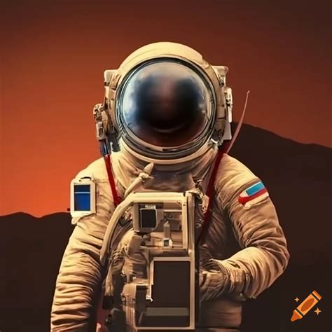 Astronaut Using A Radio On Mars On Craiyon