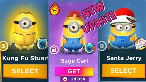 Minion Rush New Action And Room S Challenge Santa Jerry And Kung Fu