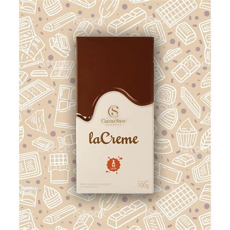 Cacau Show La Creme Ao Leite 100g Shopee Brasil