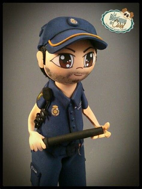Fofucho policia Nacional Imagenes de muñecos Goma eva fofuchas