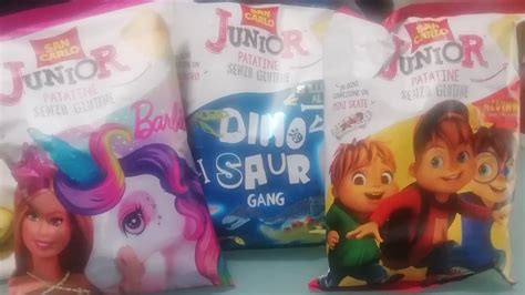 Spacchettamento Patatine San Carlo Junior YouTube