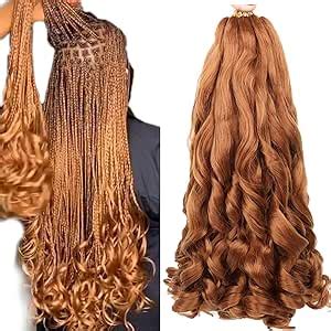 WoWCFyyds French Curl Braiding Hair 20 Inches 50 Cm Loose Wave