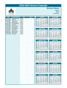 Printable Calendar In Excel Template Daryl Emiline