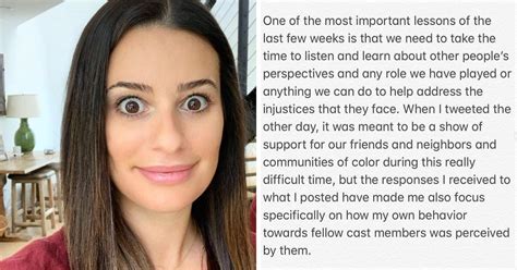 Lea Michele Apologizes For Bad Behavior On Glee Set