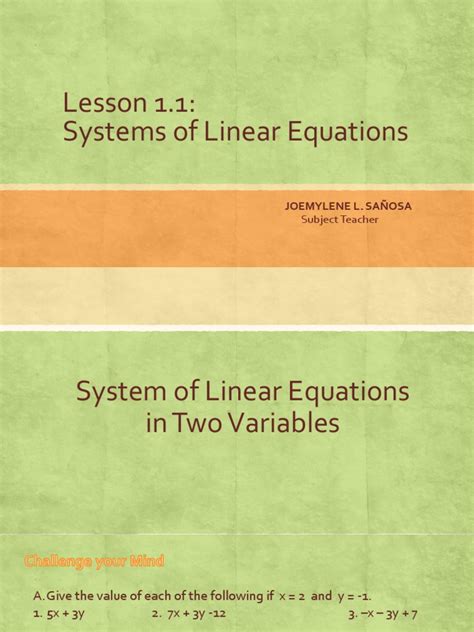 linear equation pdf system of linear equations theoretical computer science