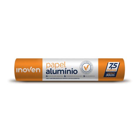 PAPEL ALUMINIO 30X7 5MTS 1031 INOVEN