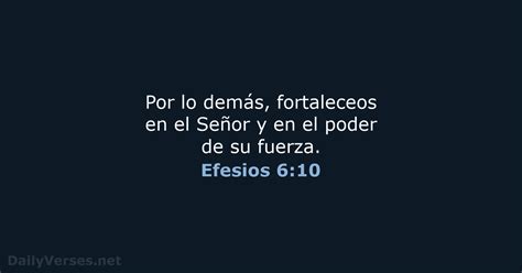 Efesios 6 10 Versículo de la Biblia LBLA DailyVerses net