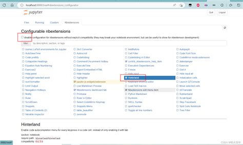 jupyter notebook安装代码提示功能 notebook设置代码提示 csdn博客