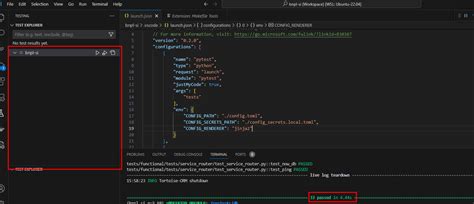 如何在侧边栏的 vscode 中将 vev 变量添加到 pytest 中
