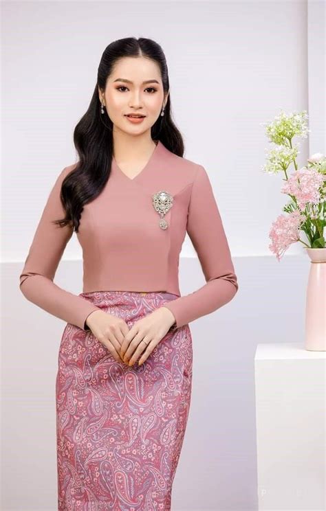 Myanmar Dress Design Burmese Designer Dresses Fashion Dresses Cute