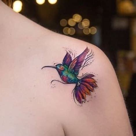 Introducir 79 Imagen Tatuajes De Colibri A Color Viaterra Mx