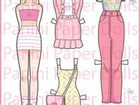 Panini Paper Doll Dress Up Set