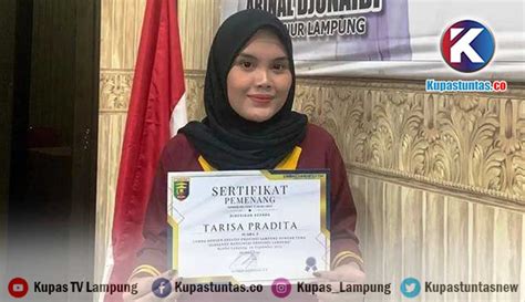 Kupas Tuntas Tarisa Mahasiswi Universitas Teknokrat Raih Juara 3