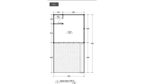 17 Contoh Denah Ruko Ada 1 Lantai 5x10 Hingga 4 Lantai