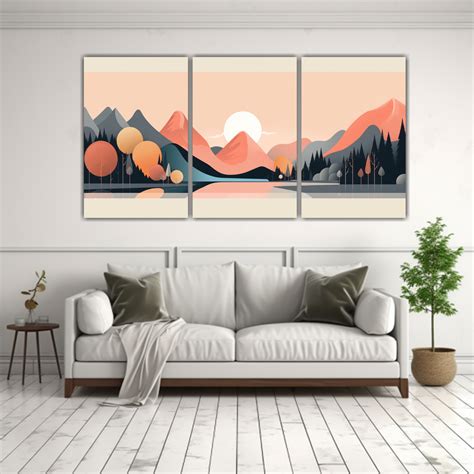Cuadro Decorativo Minimalista Con Armonía Cromática DecoCuadros