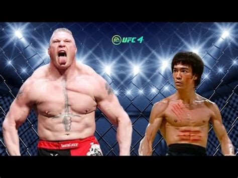 Brock Lesnar Vs Bruce Lee EA Sports UFC4 YouTube