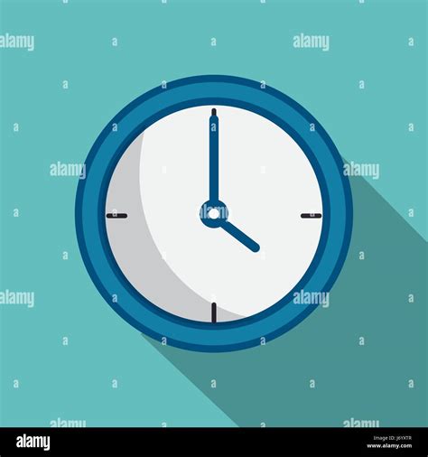Wall Clock Icon Stock Vector Image Art Alamy