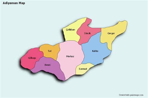 Adıyaman ın İlçeleri Nelerdir Adıyaman ın İlçe Sayısı Adıyaman ın