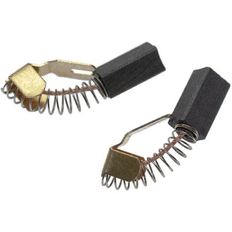vhbw 2x Kohlebürste Motorkohle Schleifkohle 6 25 x 8 x 16mm Ersatz für