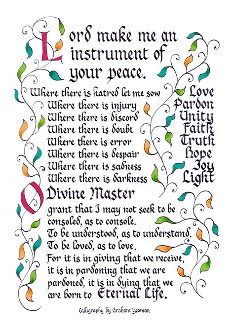 Free Printable St Francis Prayer