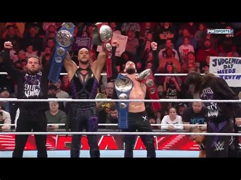 WWE Raw Reactions Judgment Day Defeats Awesome Truth YouTube
