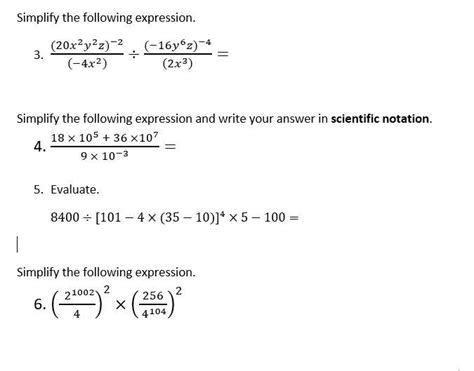 solved simplify the following expression 3