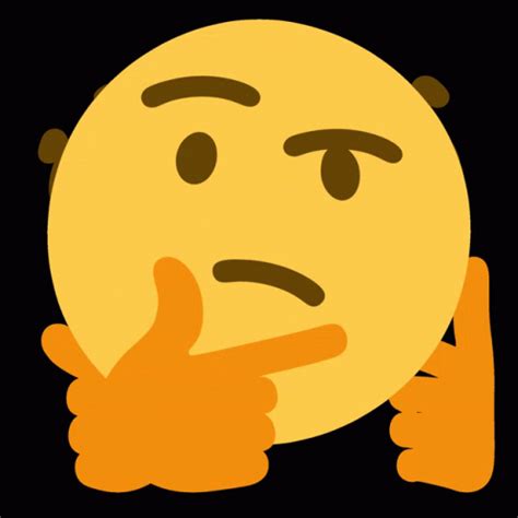 Thinking Emoji Thinking Emoji Emoticon Discover Share GIFs