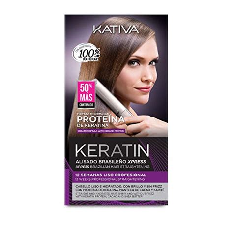 Kativa Keratin Kit Alisado Brasileño Xpress Alisado en casa