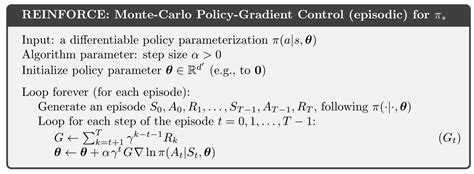 sutton and barto summary chap 13 policy gradient methods lcalem