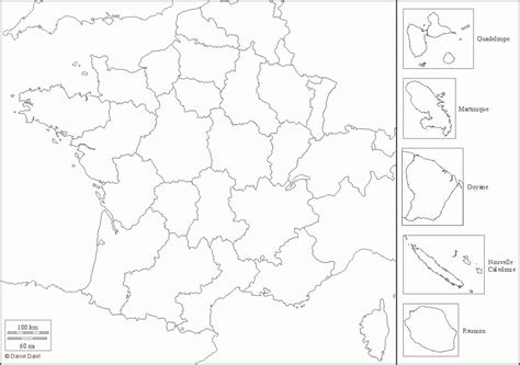 Carte Des R Gions De France Vierge Primanyc