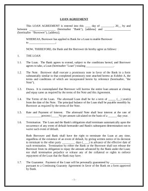 Loan Pdf Doc Template PdfFiller