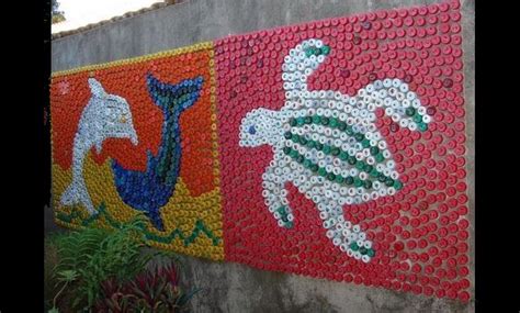 19 Ideias De Artesanato Tampinhas De Garrafa Pet Artesanato Passo