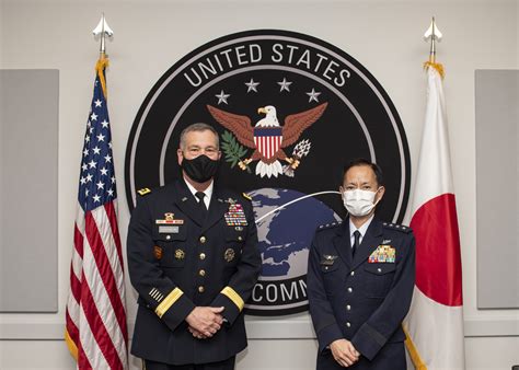 Japan Air Self Defense Force Usspacecom Officials Talk Integration