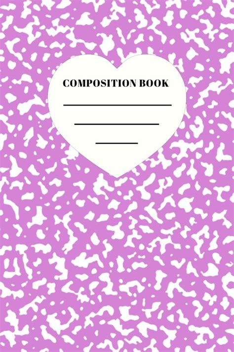 Composition Book Template
