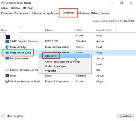 Désactiver ou désinstaller OneDrive Windows 2024