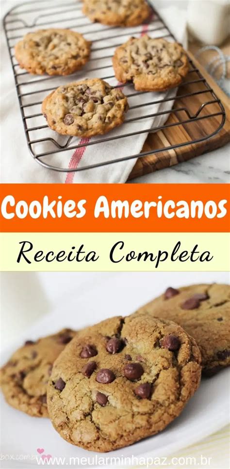 Receita De Cookies Simples Gotas De Chocolate F Cil E Deliciosa