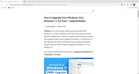 How To Enable Google Chrome Reader Mode GeeksforGeeks