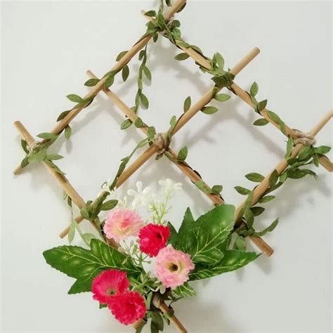 10 M Bladgoud Vormige Lint Kunstmatige Groene Bladeren Ivy Cadeaupapier