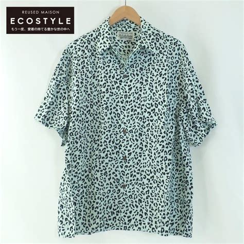 美品 22SS WACKO MARIA ワコマリア LEOPARD HAWAIIAN SHIRT S S レオパード ハワイアンシャツ