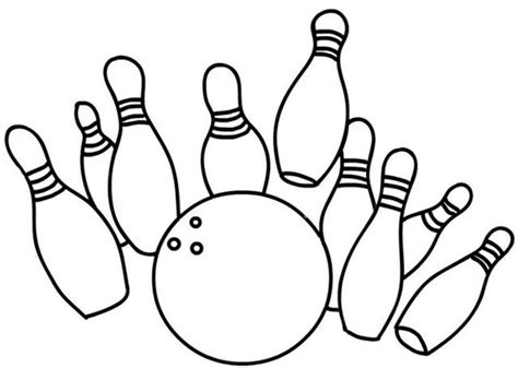 Desenhos De Boliche Para Imprimir E Colorir Pintar
