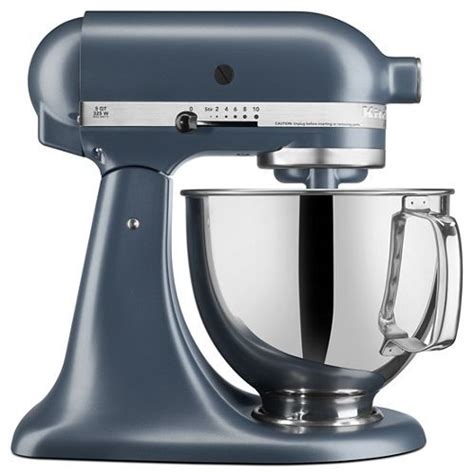 Artisan Series 5 Quart Tilt Head Stand Mixer Blue Steel KSM150PSBS