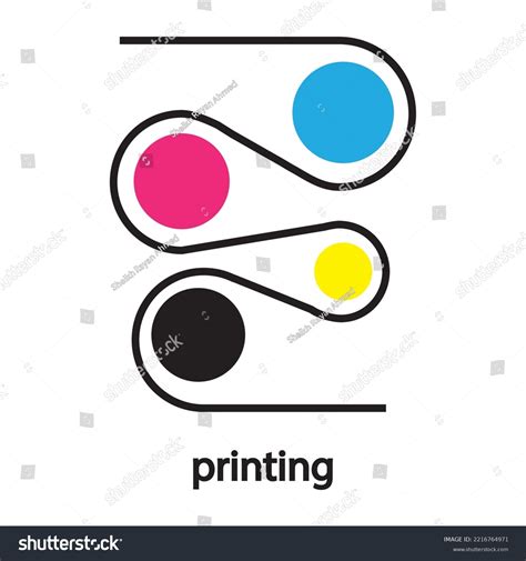 Cmyk Standard Offset Vector Calibration Printing Stock Vector Royalty