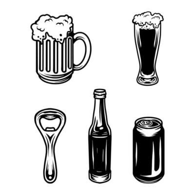 Beer SVG Bundle Beer Mug Vector Svg File For Cricut Design Elements