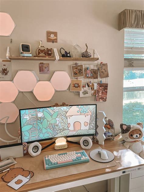 Pin On Cozy Gaming Office Room Decor Study Desk Decor Cozy Desk