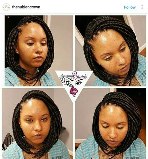Lovely Braided Bob Style Braids For Short Hair Bob Braids