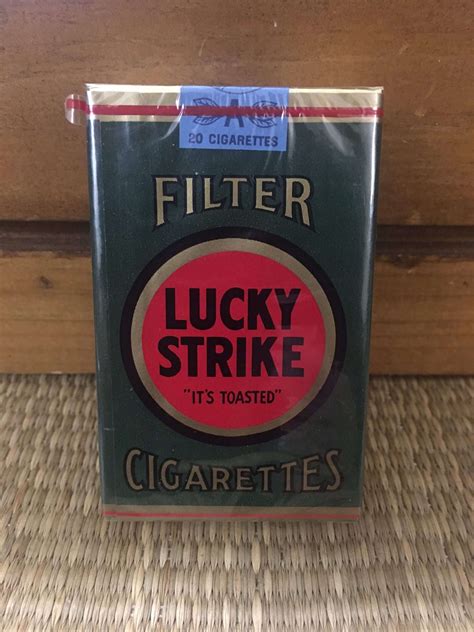 Lucky Strike Filter Cigarette Soft Pack Danly S Vintage Cigarette