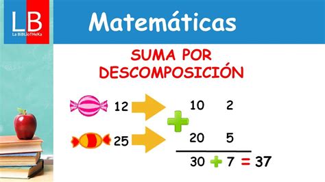 SUMA por DESCOMPOSICIÓN para niños PRIMARIA YouTube