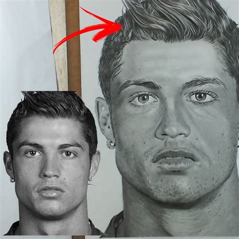 Aula De Desenho Realista Desenhando Cristiano Ronaldo Aula